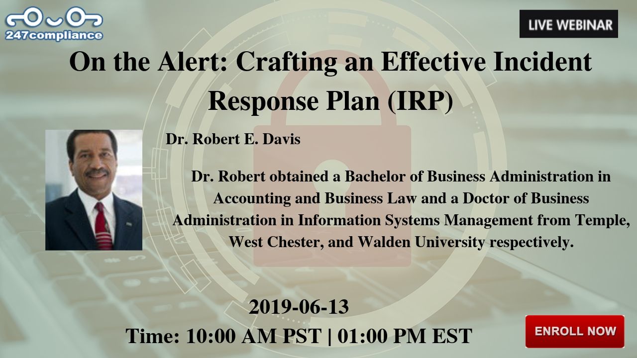 On the Alert: Crafting an Effective Incident Response Plan (IRP) - Webinar