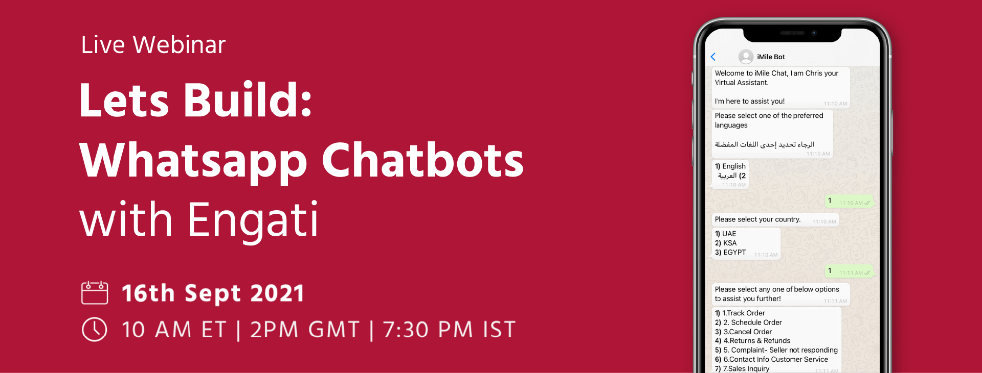 How to create a WhatsApp chatbot - Webinar How to create a WhatsApp chatbot - Webinar