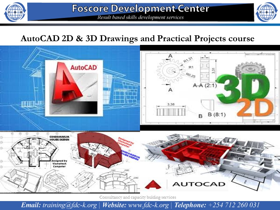 AutoCAD 2D & 3D Drawings and Practical Projects course - Training or ...