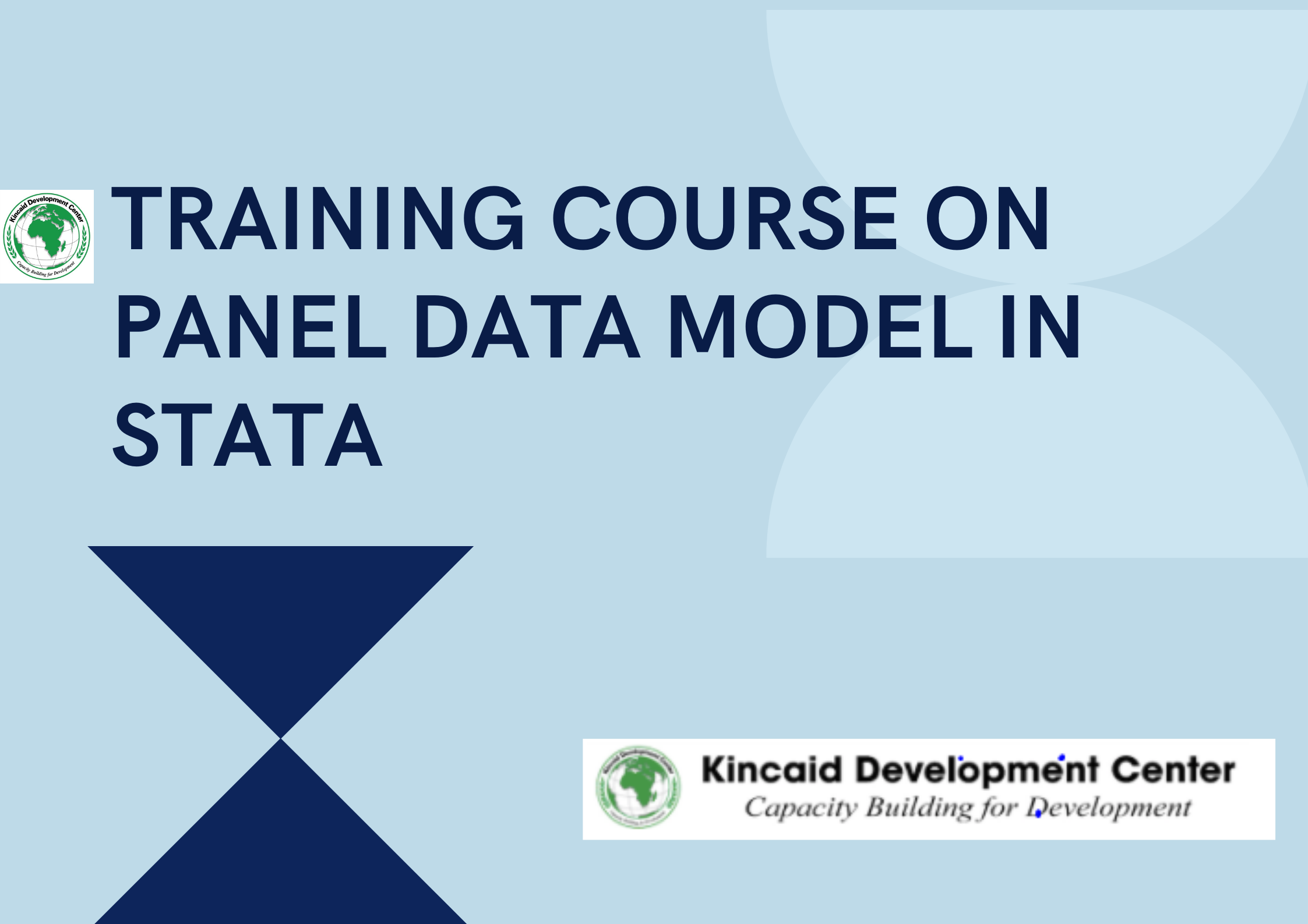 TRAINING COURSE ON PANEL DATA MODEL IN STATA - Training or Development Class