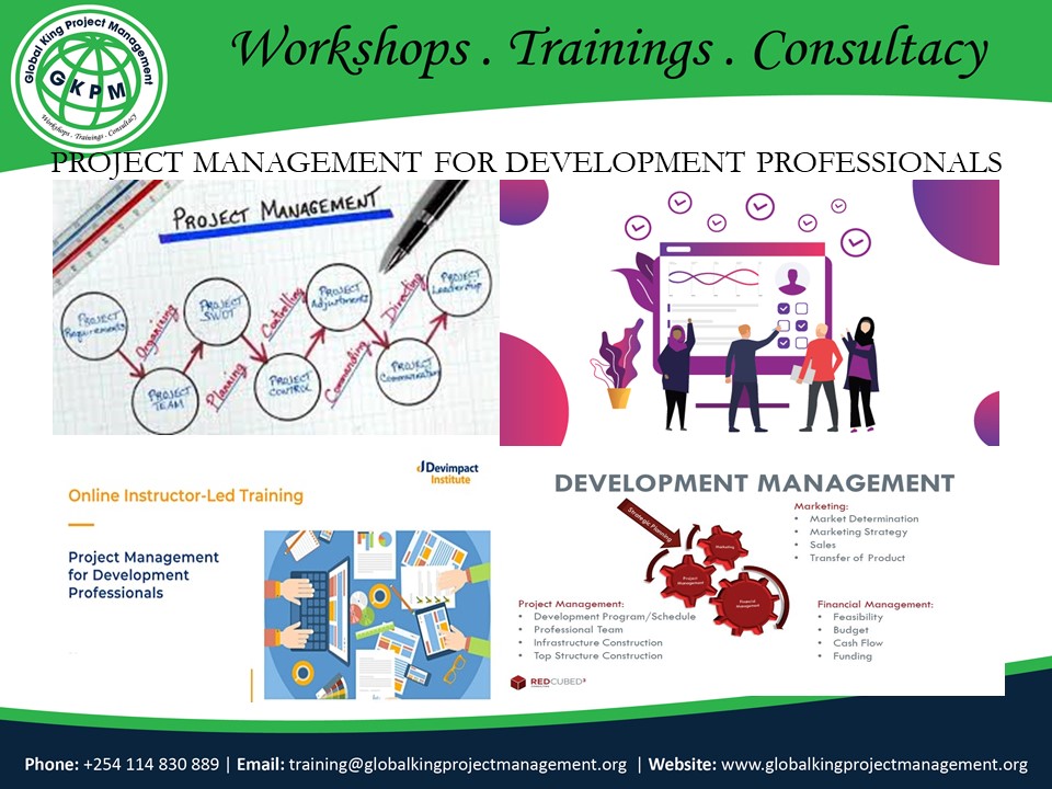 PROJECT MANAGEMENT FOR DEVELOPMENT PROFESSIONALS - Training or ...