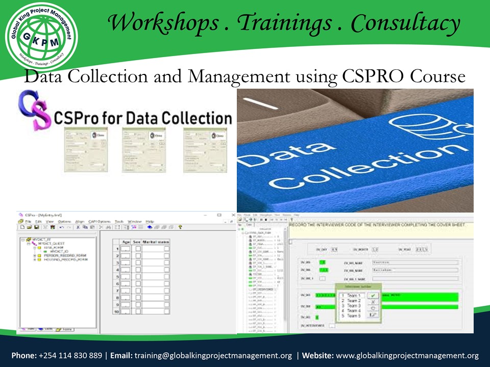 Data Collection and Management using CSPRO Course - Training or Development Class