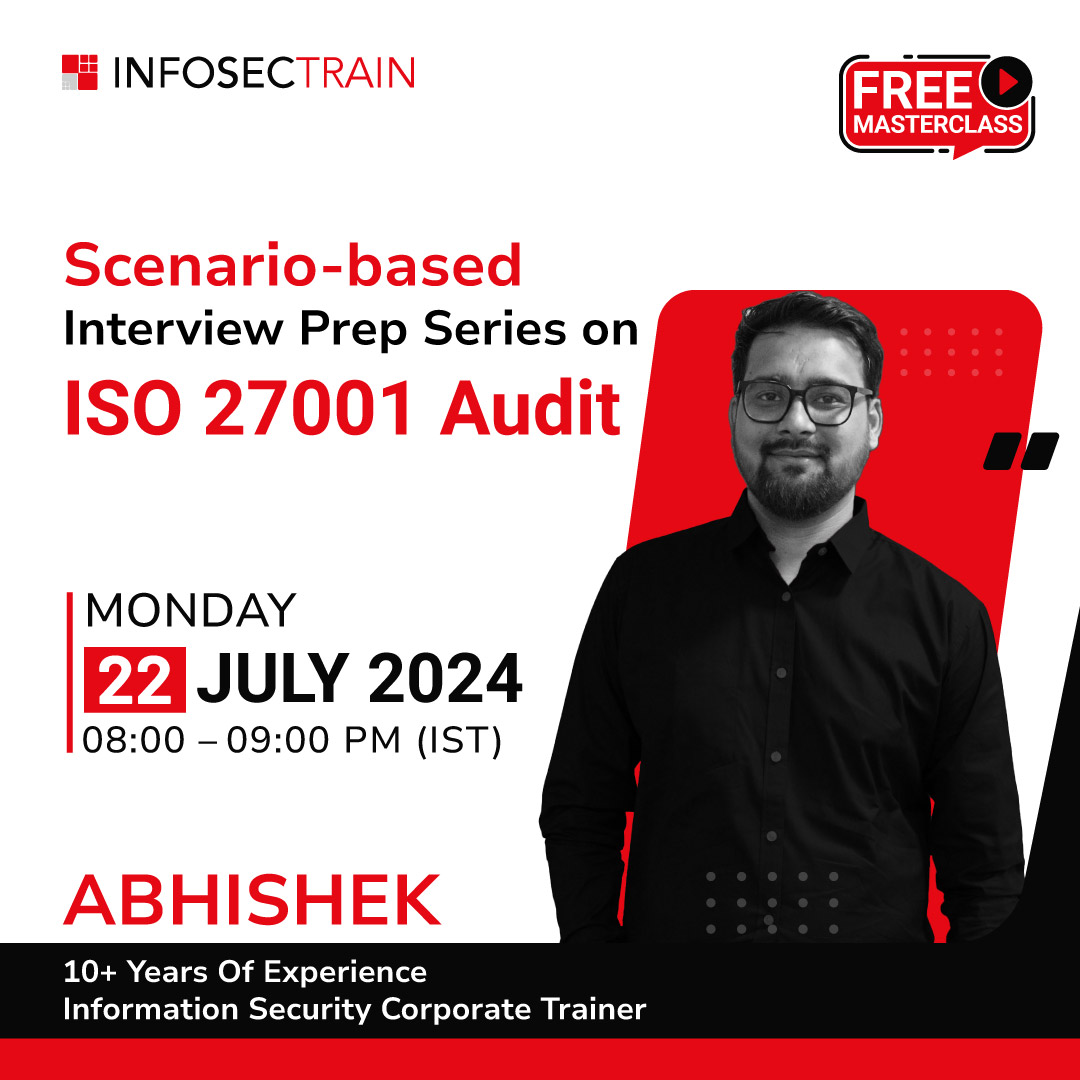 Free Masterclass on Scenario-Based Interview Prep Series on ISO 27001 Audit - Webinar