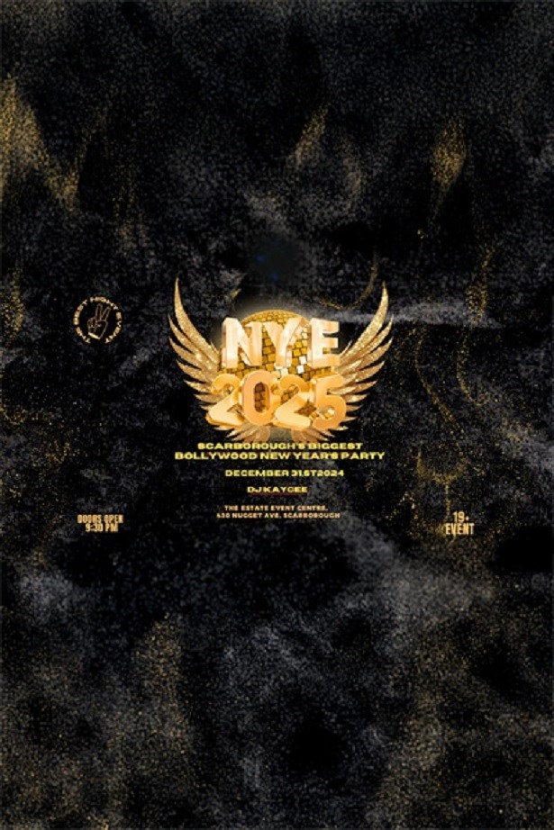 NYE 2025 - Scarborough's biggest Bollywood Party - Tour