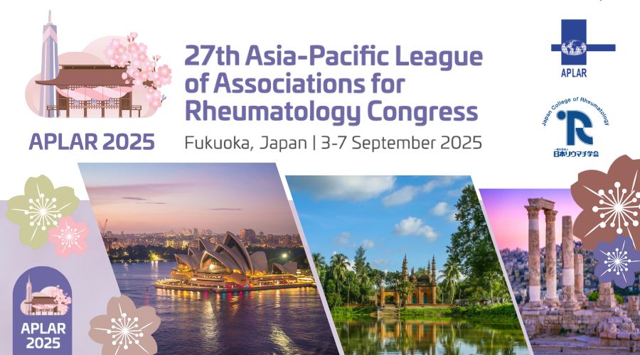 27th Asia-Pacific League of Associations for Rheumatology Congress | 3-7 September 2025 - Conference