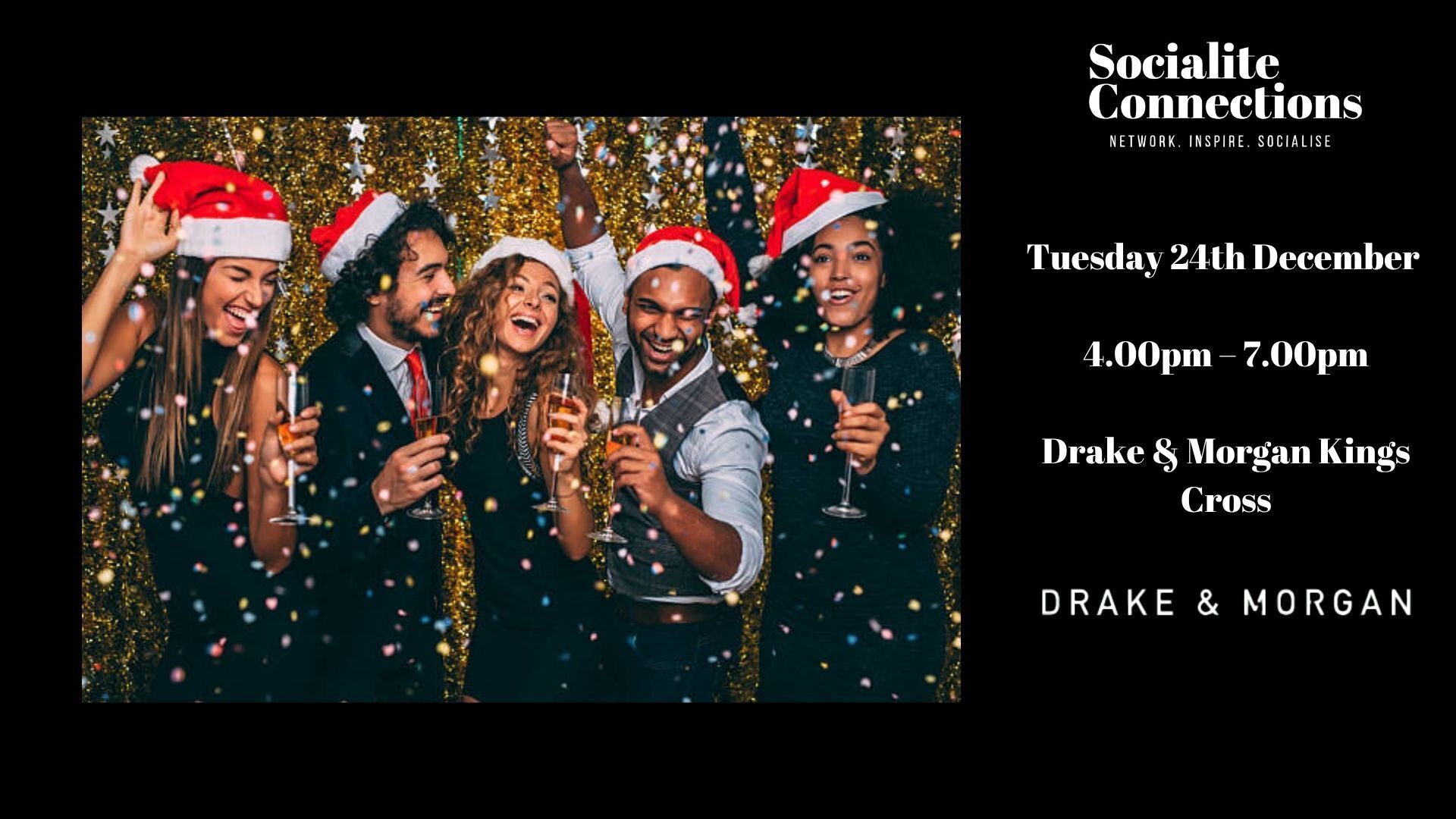 Xmas Eve Secret Santa Party at Drake and Morgan Kings Cross